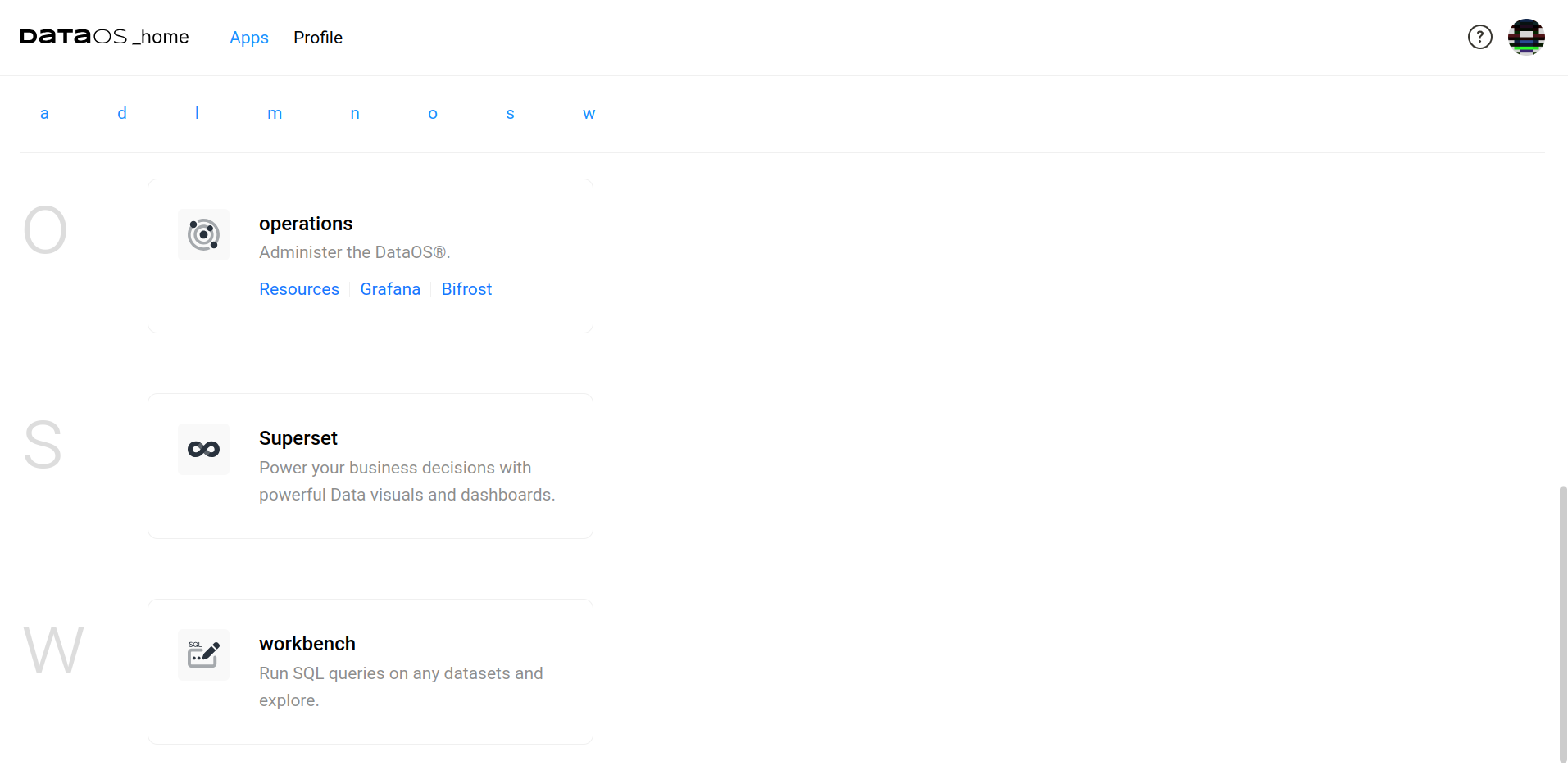 Superset - All things DataOS